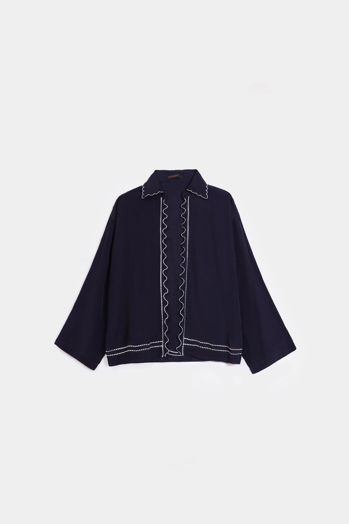 Grip Silk Embroidered Kimono