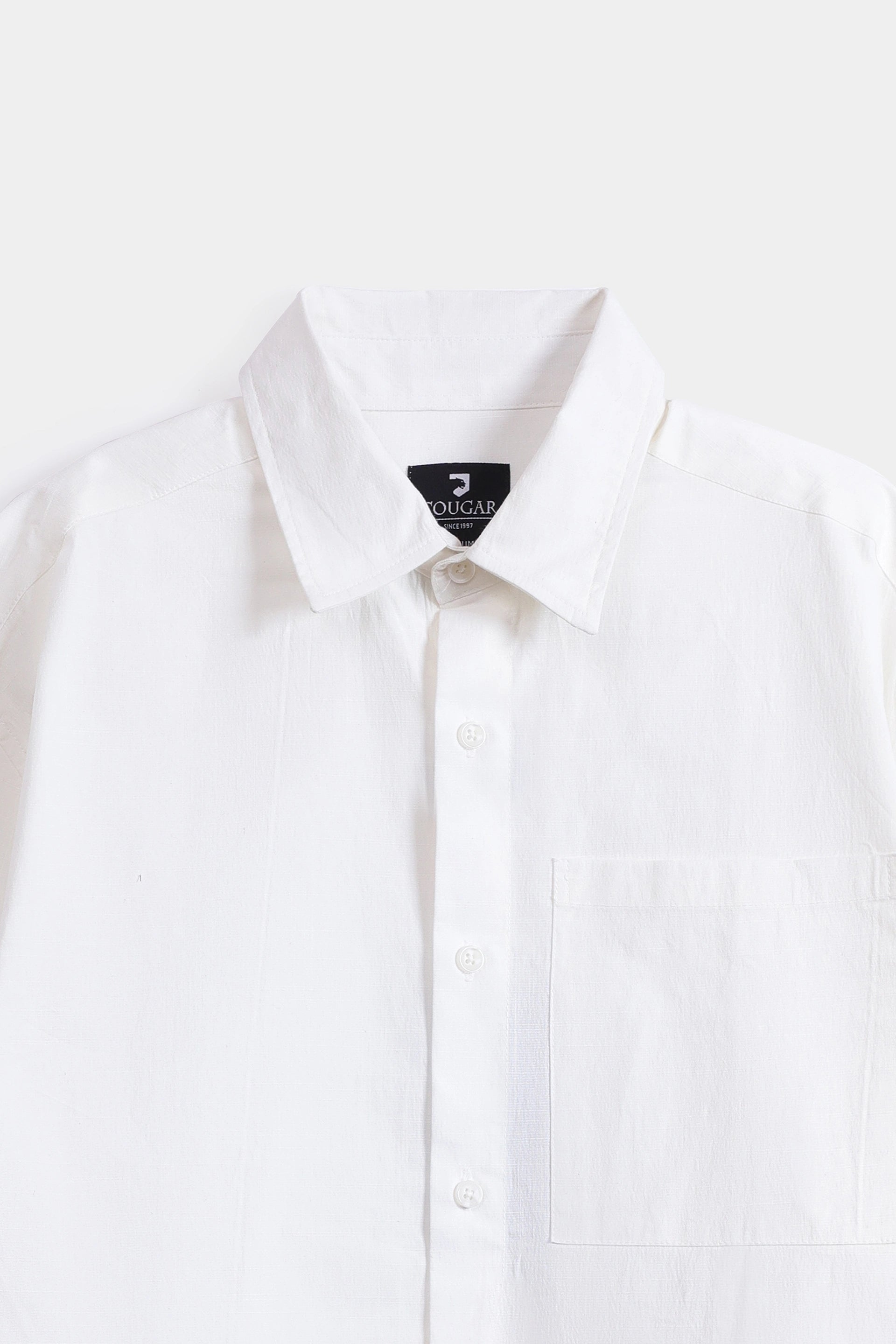 Shop White Patch Pocket Shirt