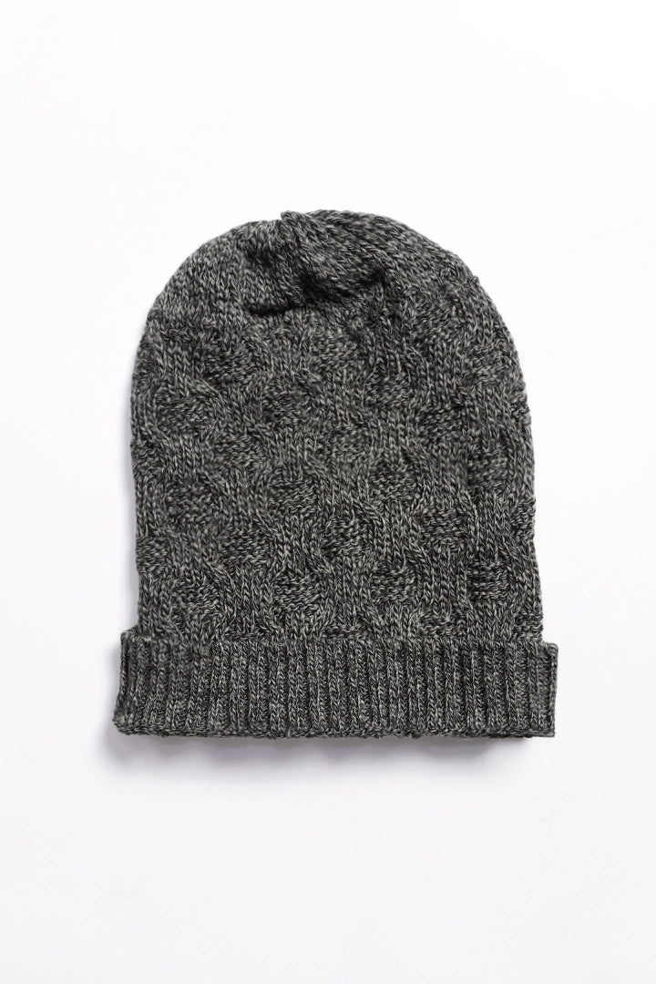 Grey Knitted Beanie